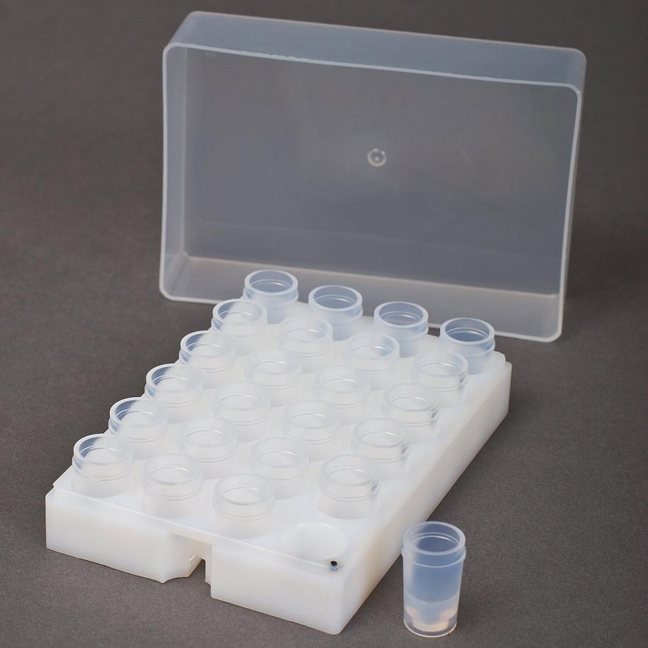 24 Position Short Rack Kit with Cover - includes 24 - 2.0mL Polypropyl ...
